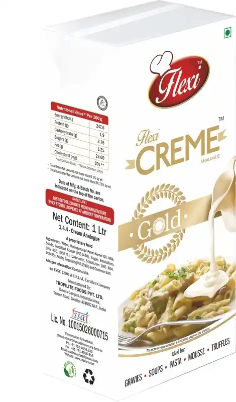 Flexi Gold: Unsweetened Cooking Cream | Gravies, Pasta
